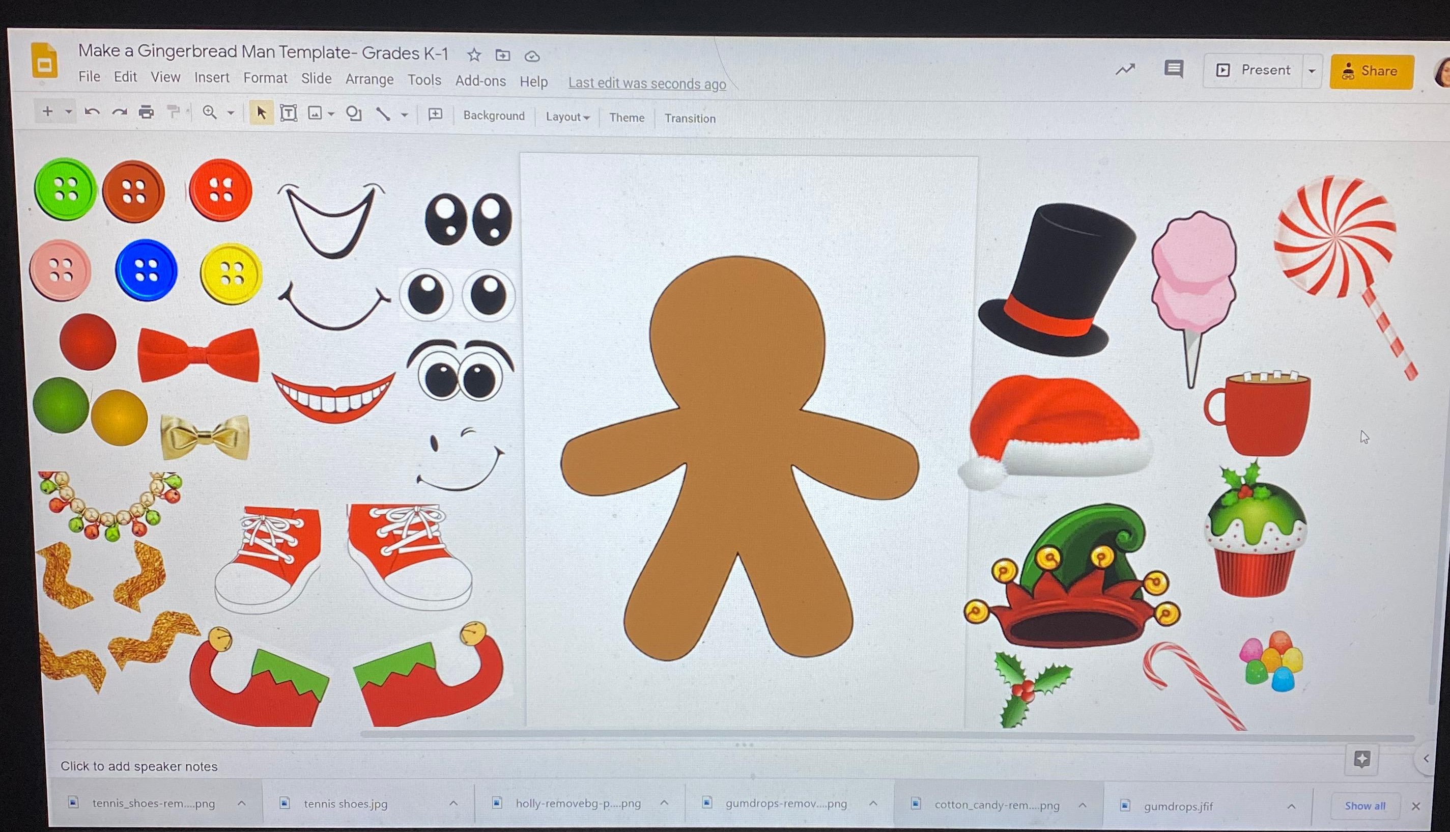 Elaborative Detail: Making a Gingerbread Man