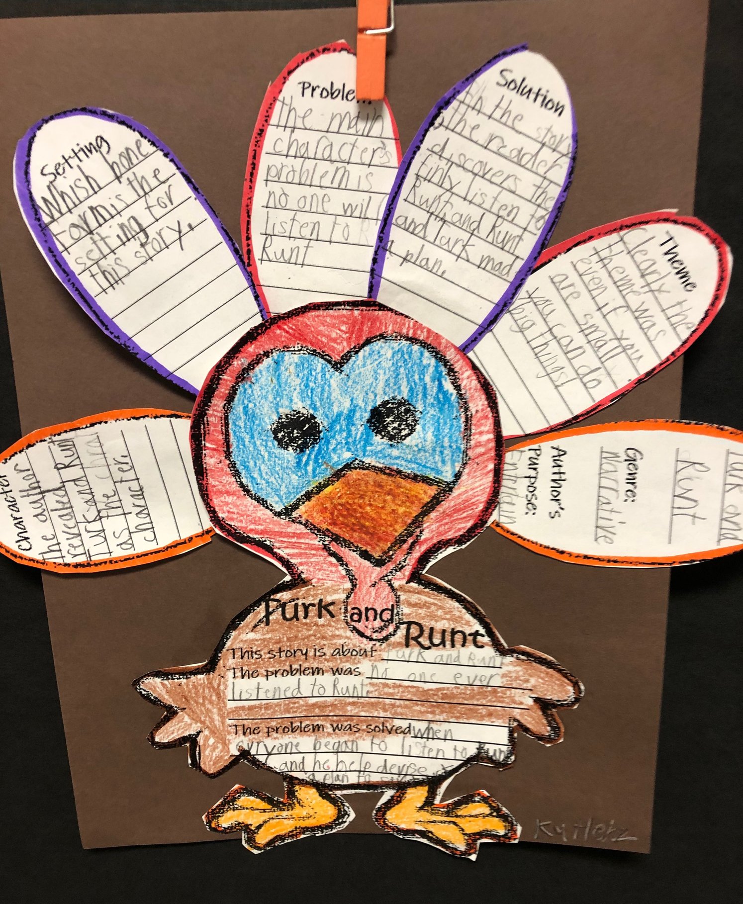 Turk and Runt Grades 2-4 Story Elements Lesson