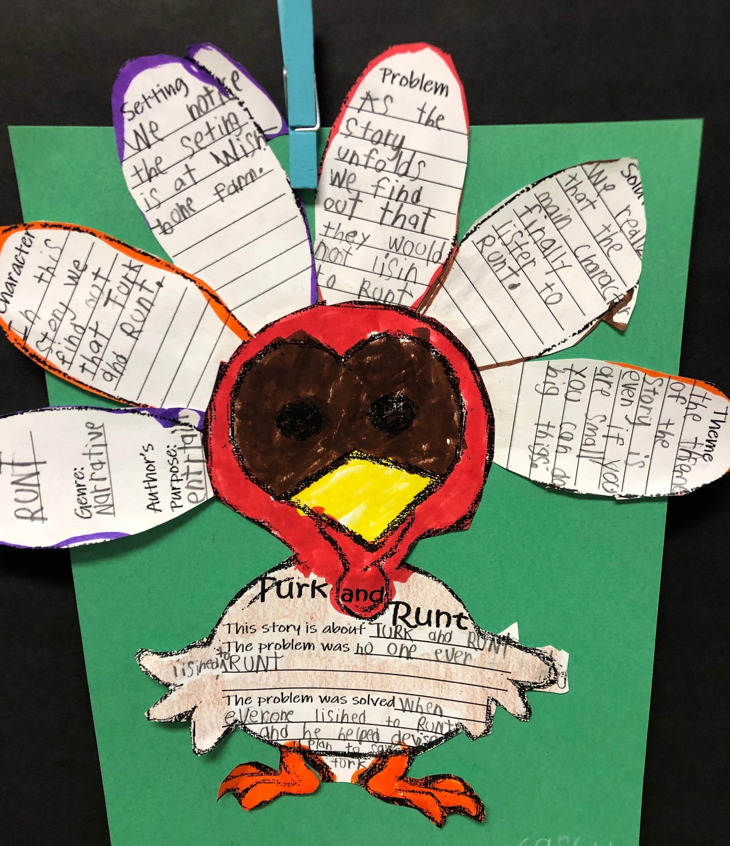 Turk and Runt Grades 2-4 Story Elements Lesson