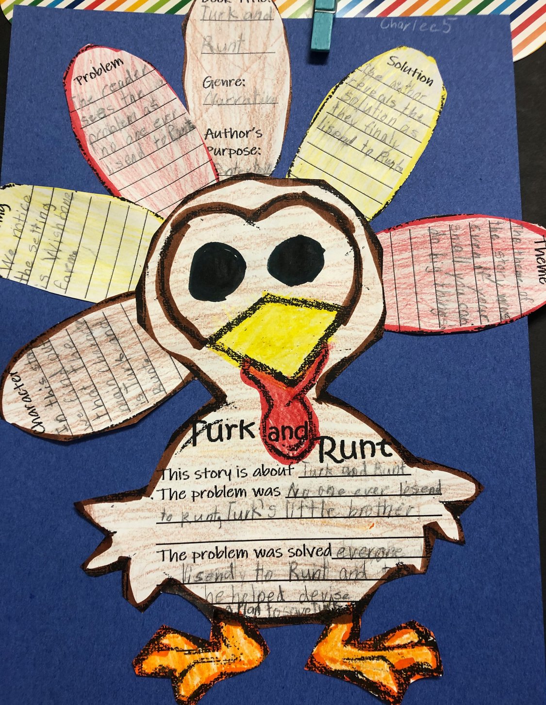 Turk and Runt Grades 2-4 Story Elements Lesson