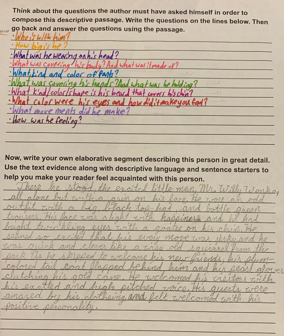 Book Character Analysis-