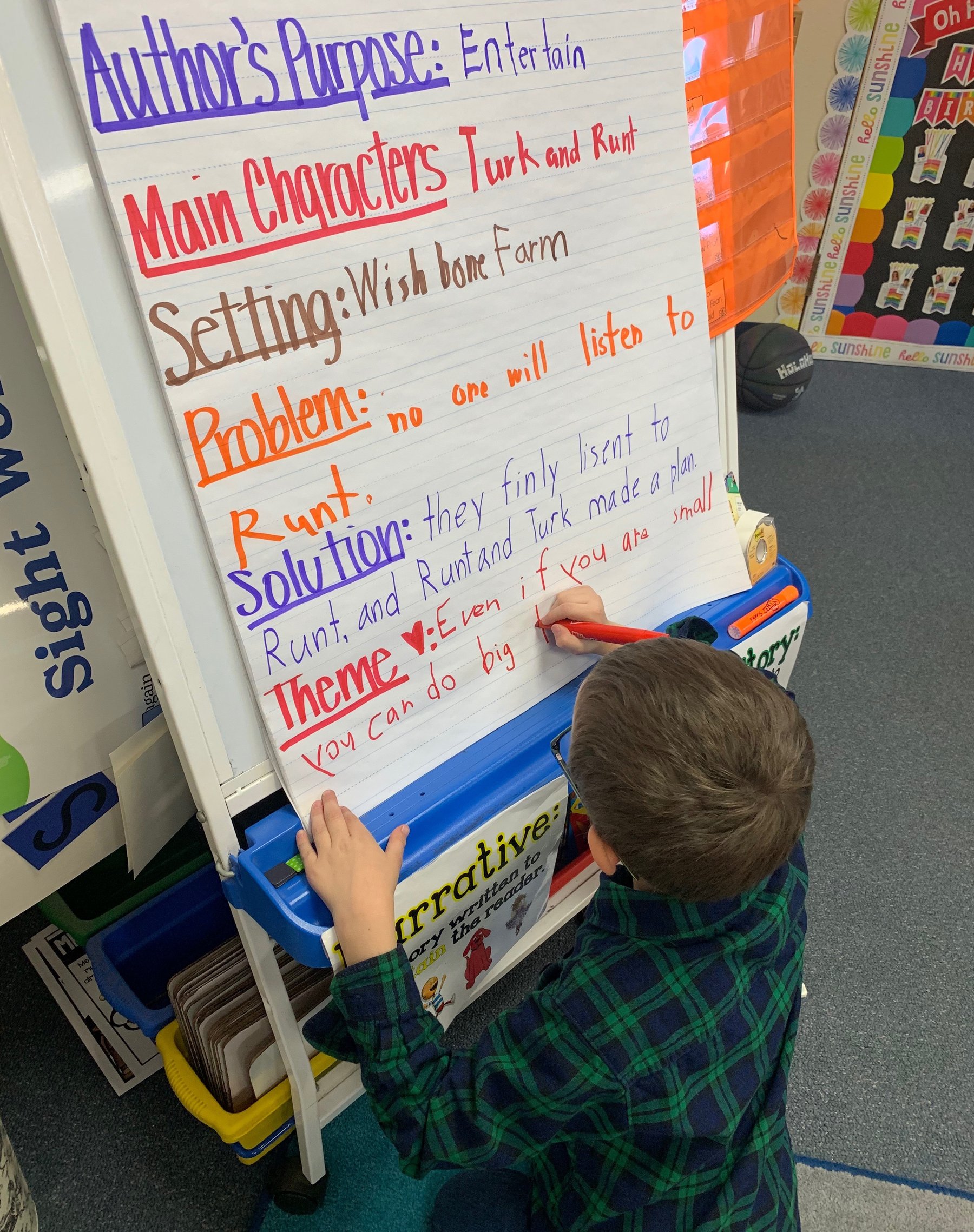 Turk and Runt Grades 2-4 Story Elements Lesson