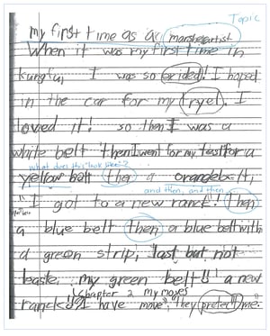 Informational Writing - Grade 2 Sample