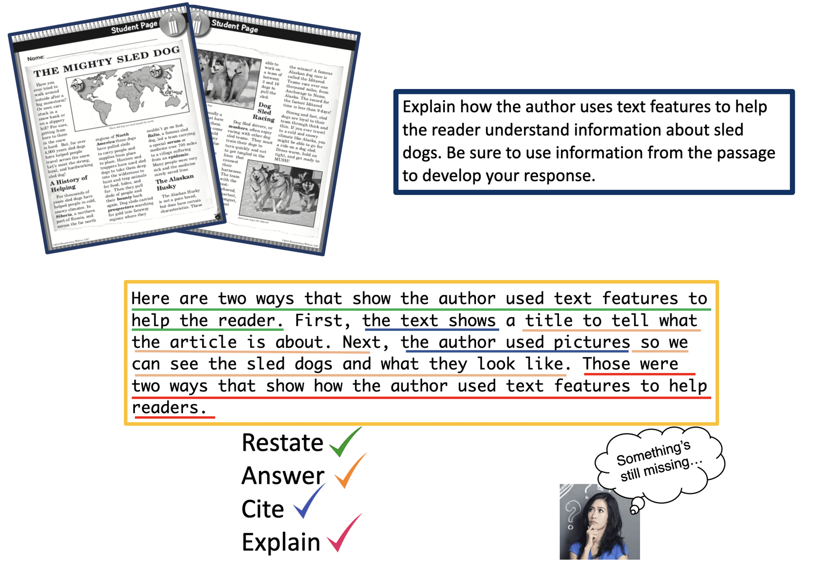 Going Beyond RACE: Strengthening Constructed Responses with Empowering ...
