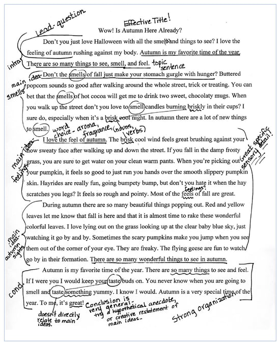 Opinion Writing- Grade 4 - WOW! Autumn